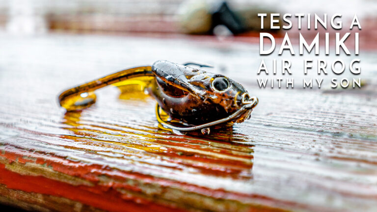 Testing a Damiki Air Frog with my Son – The Minimalist Fisherman