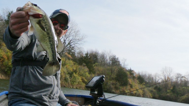 fall-pit-fishing-jon-boat-largemouth-bass-yum-dinger-clear-water – The ...