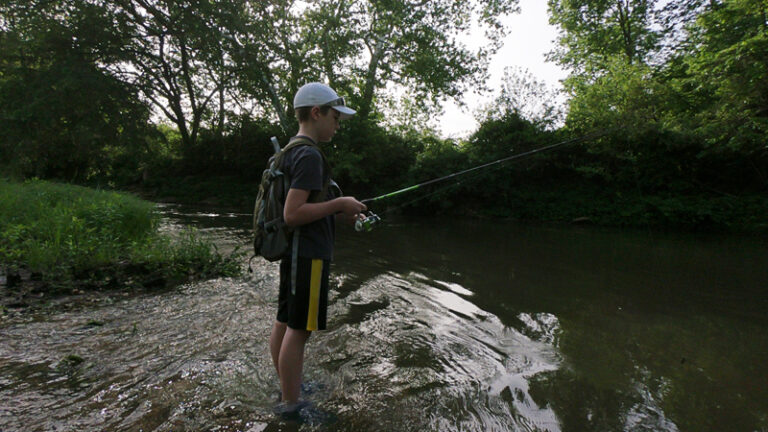 liam creek fishing wading sunrise smallmouth – The Minimalist Fisherman