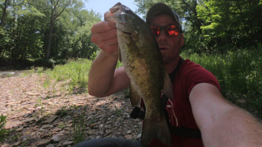 aj hauser illinois creek fishing smallmouth bass f4 rig – The ...