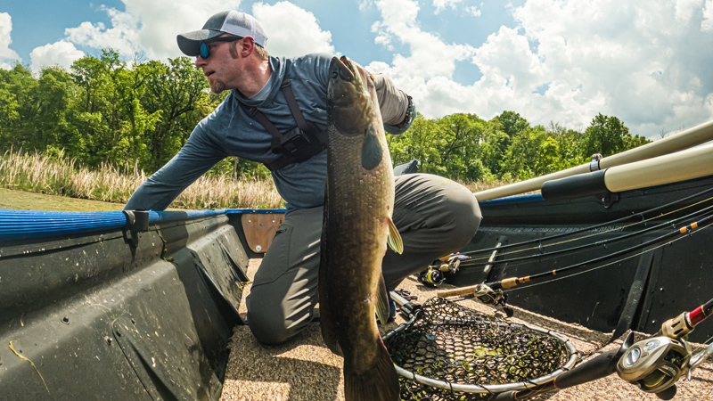 jon boat fishing midwest largemouth bowfin aj hauser minimalist crowbar ...